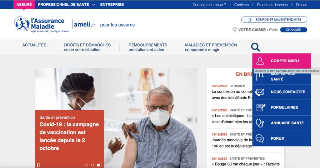 Comment créer un compte Ameli ? | SPVIE